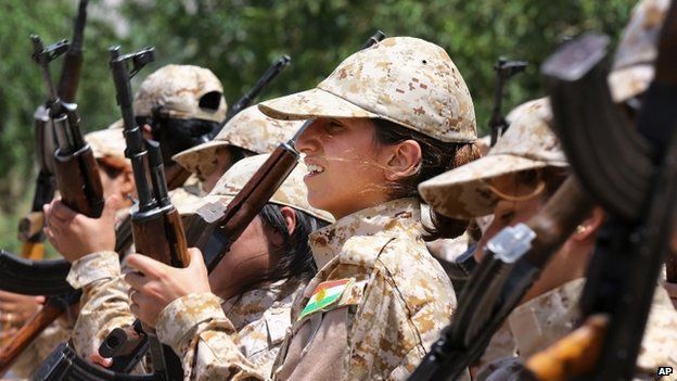 Female Kurdish Soldiers Fighting ISIS - MOST